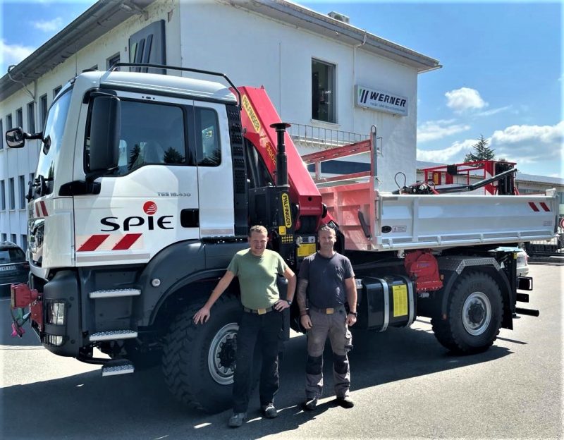 Seilwinde S70.2 319 H1 HW an MAN TGS 18430 4×4 für SPIE SAG GmbH ...