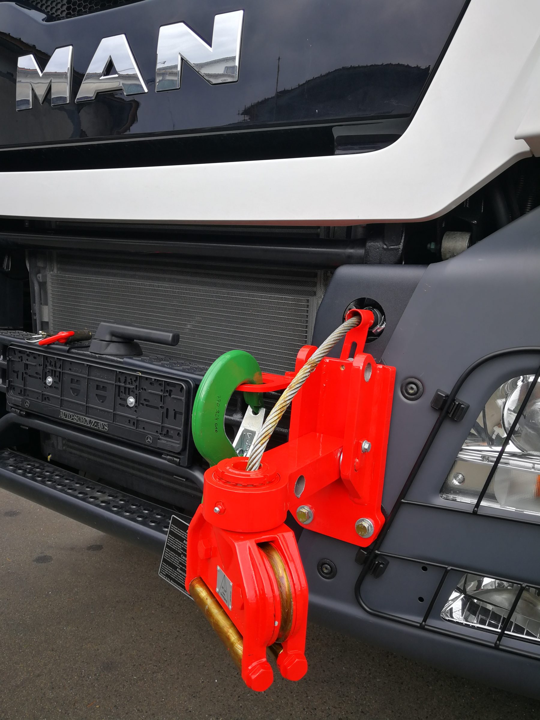 Seilwinde S70.2 319 H1 HW an MAN TGS 18430 4×4 für SPIE SAG GmbH ...