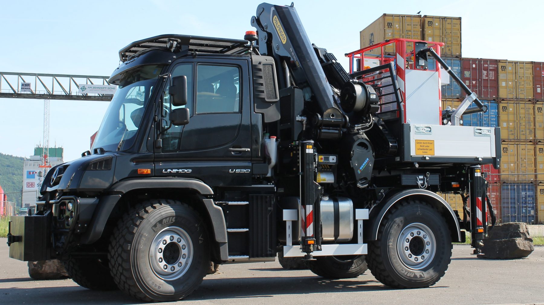 Dachschutz für Unimog – Werner Forst- und Industrietechnik Scharf GmbH